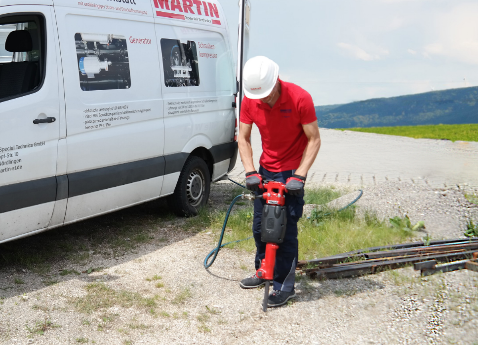 MaCo Kompressor System zur mobilen Drucklufterzeugung
