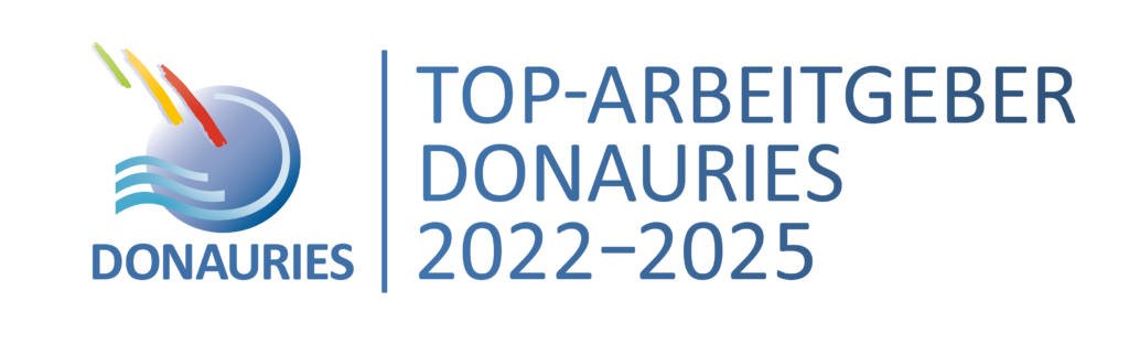 Wir sind TOP Arbeitgeber DONAURIES 2022 - 2025